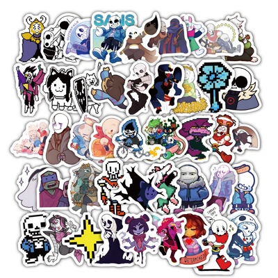 110张undertale涂鸦贴纸