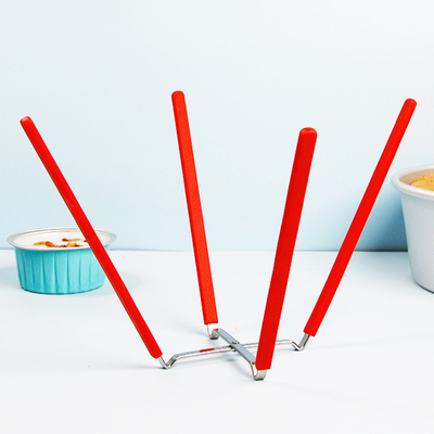 新款戚风蛋糕倒扣冷却架四爪不锈