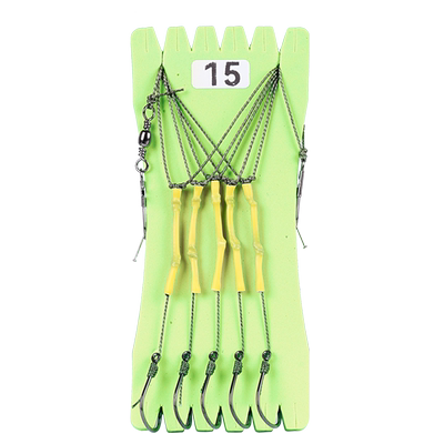 巨物串钩五钩串联热缩防缠