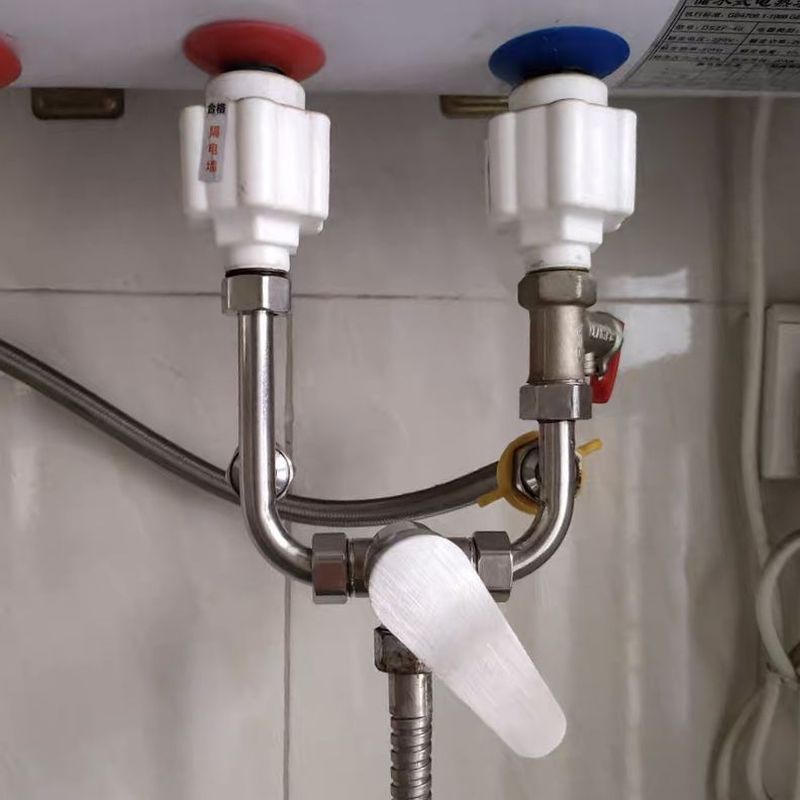 明装开关水龙头淋浴u型混水阀电热水器固定混合出水大全配件冷热