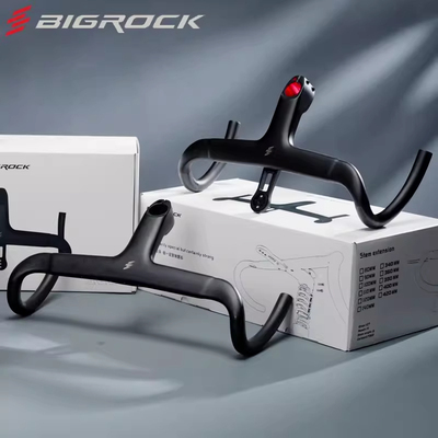 Bigrock大石一体把二代 碳纤维公路车弯把全内走送码表架