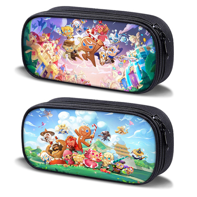 涂鸦多功能帆布大容量笔袋卡通