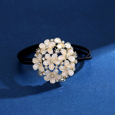 头绳仿水晶优雅简约韩版水钻