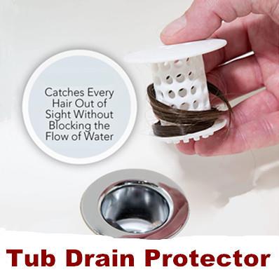 Tub Drain Protector Hair Catcher Bathtubs Sinks