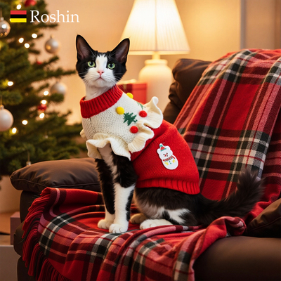 Roshin秋冬加厚保暖猫咪衣服