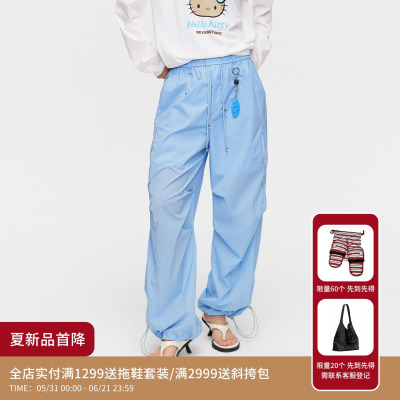 REVAN芮范设计师款机能松弛感攀岩抱石挂扣长裤RK31301090