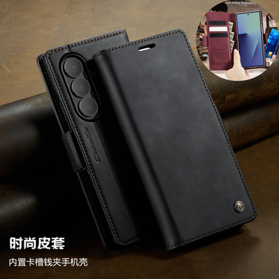 适用三星zfold7手机壳插卡