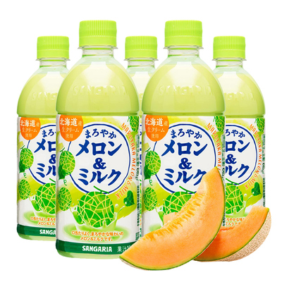 日本三佳利草莓甜瓜香蕉牛奶饮料