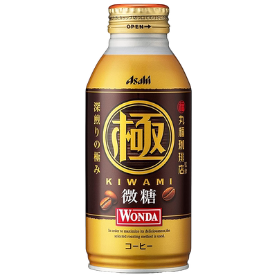 日本朝日旺达极微糖牛奶拿铁咖啡