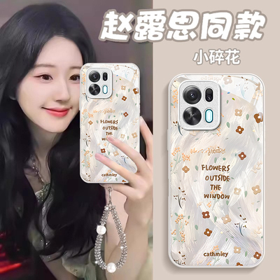 适用OPPOK系列碎花手机壳
