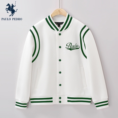 保罗彼得春秋新款女士长袖棒球服卫衣短外套学院风女装BWEA74010