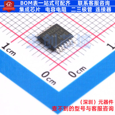 电流感应放大器 INA206AIPWR TSSOP-14 TI/德州 电子元件全新原装
