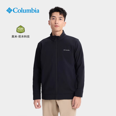 哥伦比亚户外拒水干爽软壳衣