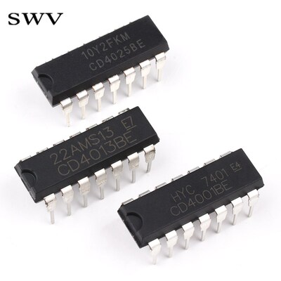 CD4001 HEF4002 4011 4012 4013 4023 4024 4025BE芯片直插贴片IC