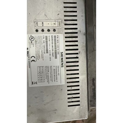 客服在线:siemens西门子工控屏6av8100-0bc00-1AA【议价】