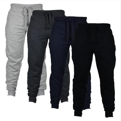 2015 men s casual pants sports trousers Slim feet S-XXL