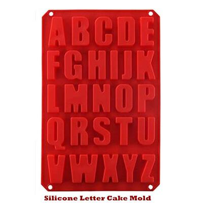 Silicone Letter Cake Mold Non-Stick Chocolate Baking Utensil