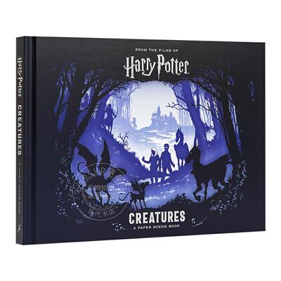 现货 哈利波特剪影书 英文原版 Harry Potter - Creatures: A Paper Scene Book 电影周边