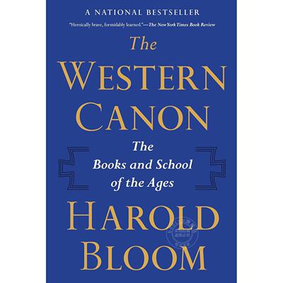 预售 西方经典：历代名著与学派 Harold Bloom 英文原版 The Western Canon: The Books and School of the Ages
