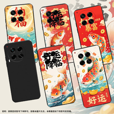 适用传音TecnoCamon30Pro手机壳锦鲤高级感Camon30防摔TecnoCamon30s磨砂壳Camon30sPro全包边保护套