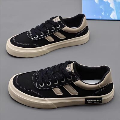 春季男士韩版透气软底帆布鞋