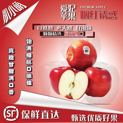 进口爱妃苹果进口ENVY苹果新鲜脆甜多汁应季水果高档礼盒装大果