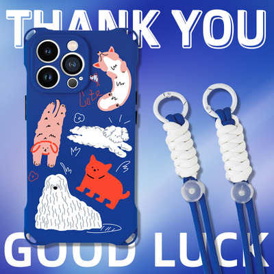 苹果挂绳硅胶ins斜跨原创