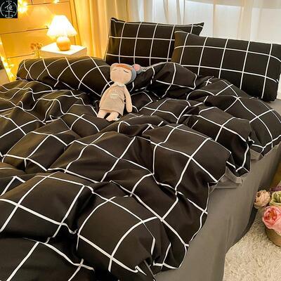 mono color sheet bedsheet bed linen spread cotton bed cover
