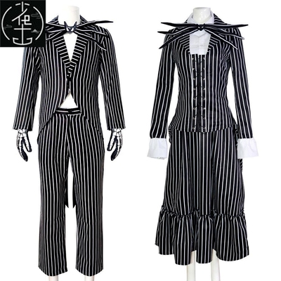 Christmas night scare jack cos clothing skeleton jack men's