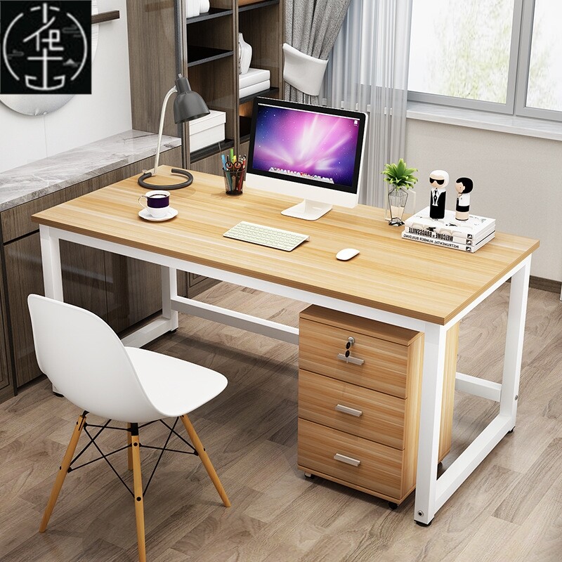 Reinforced simple computer desk student study office table_虎窝淘