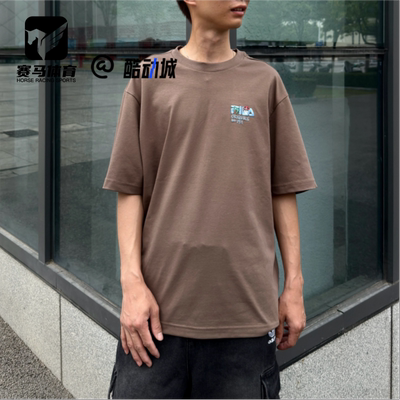 斐乐男女运动休闲圆领短袖T恤