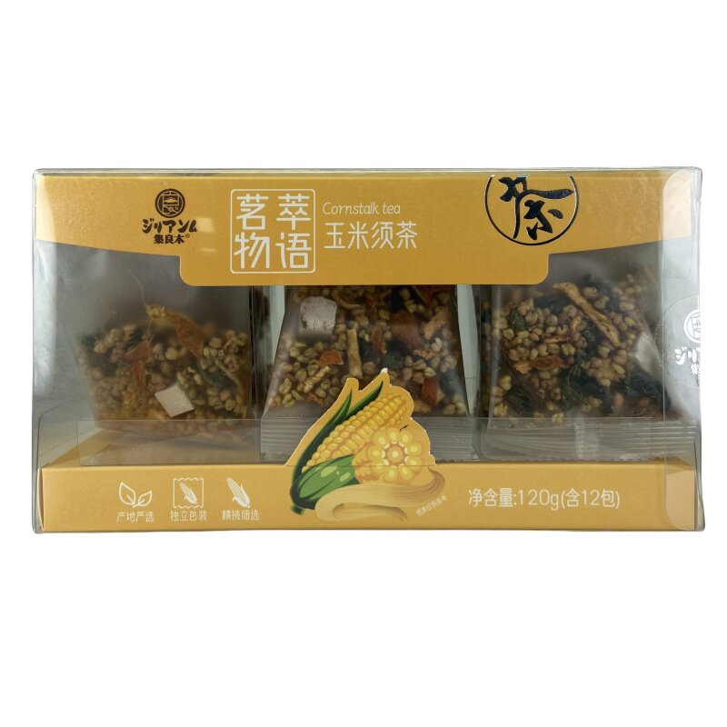 集良木茗萃物语玉米须茶120g(含12包)盒装正品
