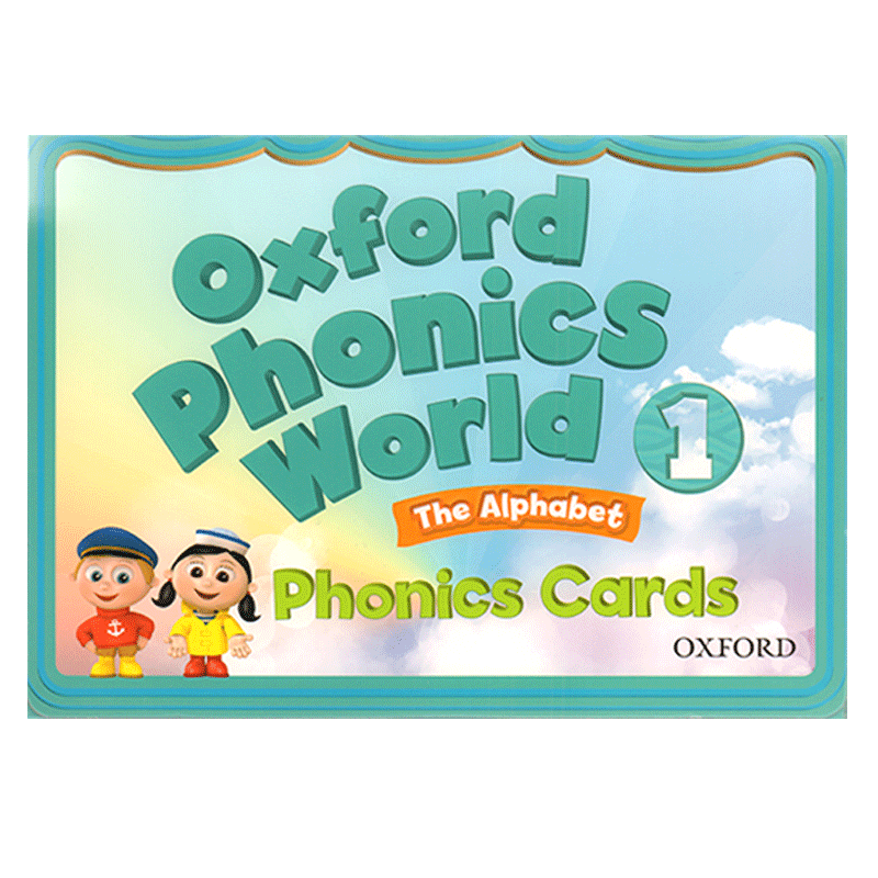 新版opw Oxford Phonics World 1 2 3 4 5级别教学卡片 原版进口牛津自然拼读世界教材全套少儿英语组合