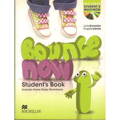 特价清仓Macmillan麦克米伦Bounce Now5-12岁学生课本儿童趣味英语教材 Student Book Includes Home Study Worksheets