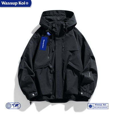 WASSUPKOI工装防水冲锋夹克外套