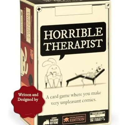 新Exploding Kittens Horrible Therapist恐怖师成人纸牌游戏