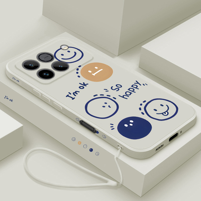 适用荣耀WIN手机壳新款液态硅胶WINRT保护套男女款honor win超薄简约五个笑脸AAK-AN00镜头全包防摔