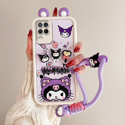 卡通可爱海绵宝宝适用OPPOA53S国际版手机壳网红立体耳朵A54国际版卡通趣味小羊皮软边A545G可爱日韩壳