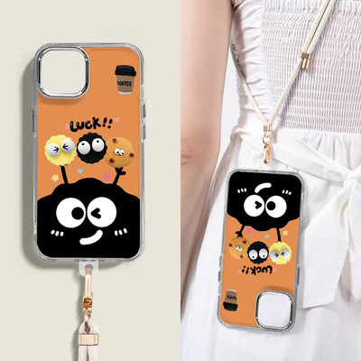 搞怪煤球适用于三星GalaxyA714G手机壳A70日韩透明壳GalaxyA725G卡通可爱少女硅胶时尚男保护套