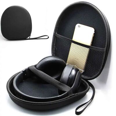 Headphone Carrying Case Shockproof Headset Pouch Capacity Ha