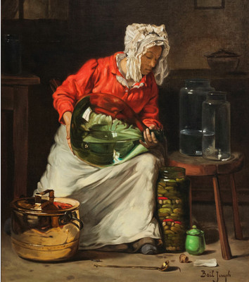 M673【法国】约瑟夫·巴尔（Joseph Bail）油画网传图库