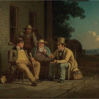 T144【美国】乔治·迦勒宾·宾汉姆george caleb bingham油画高清