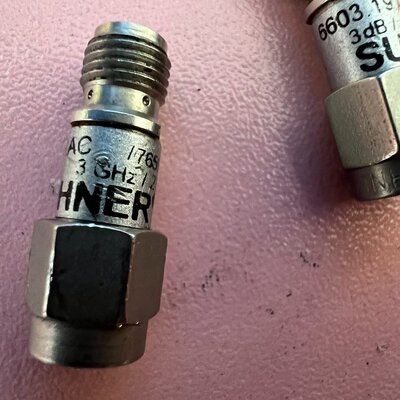 议价SUHNER灏讯，衰减器，型号6610.19.AC，2W ，可维修
