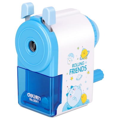 得力幼儿园可爱简约便携式削笔器