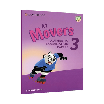 新版剑桥Movers 3级 YLE少儿英语考试二级备考资料 Cambridge english 官方全真题集试卷备考教辅材料 含在线音频答案