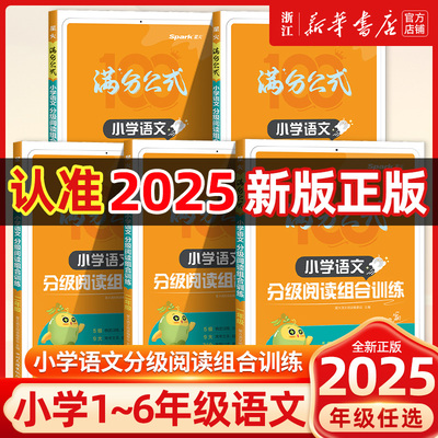 2025星火英语小学语文阅读理解专项训练书满分公式一二三年级四五六年级分级组合强化课外阅读理解分级组合强化专项训练题100篇