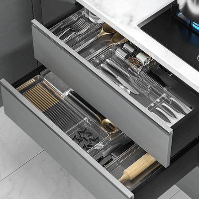 Silverware Drawer Organizer, Expandable Utensil Tray