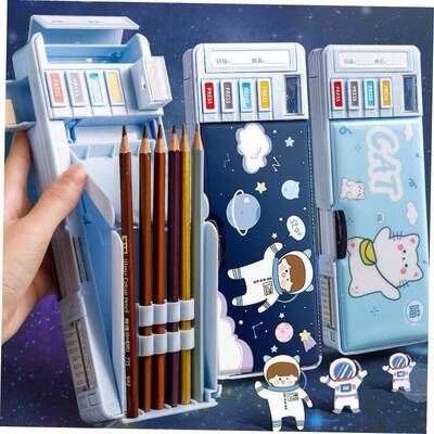 case Plastic pen bag student pencil box kids School supplies