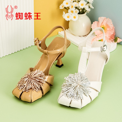 蜘蛛王时装女凉拖鞋夏季新款