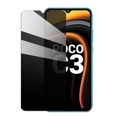 昌想 适用小米pococ3防窥膜POCO M3钢化膜xiaomi pocom2 手机保护膜poco m4pro 5G防偷窥屏幕隐私贴模全玻璃